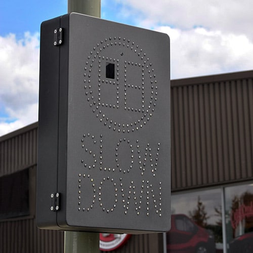 Vehicle Activated Speed Signs (VAS) | Messagemaker Displays